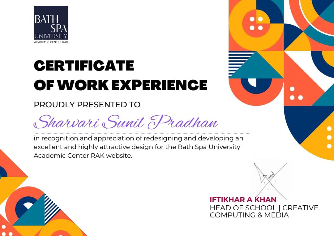 Sharvari Pradhan on LinkedIn: #internship #bathspauniversity #html #css ... Sharvari Pradhan on LinkedIn: #internship #bathspauniversity #html #css ...
