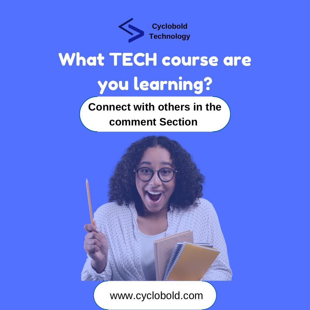 Cyclobold Tech on LinkedIn: #jointheride #ridewithcyclobold #techcourses Cyclobold Tech on LinkedIn: #jointheride #ridewithcyclobold #techcourses