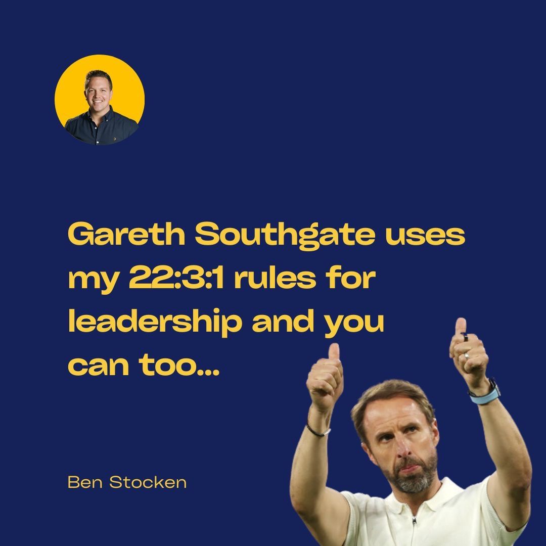 Ben Stocken on LinkedIn: There’s a formula Gareth Southgate uses that I ... Ben Stocken on LinkedIn: There’s a formula Gareth Southgate uses that I ...