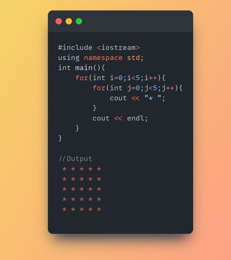aryan raj on LinkedIn: #pattern #c #codehelp #programmer # ... aryan raj on LinkedIn: #pattern #c #codehelp #programmer # ...