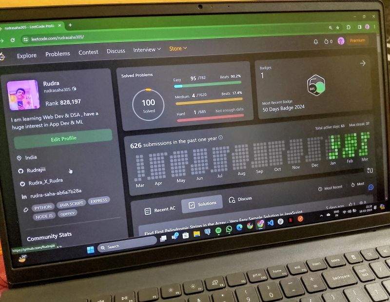 Rudra Saha on LinkedIn: #leetcode #codingmilestone #neverstoplearning # ... Rudra Saha on LinkedIn: #leetcode #codingmilestone #neverstoplearning # ...
