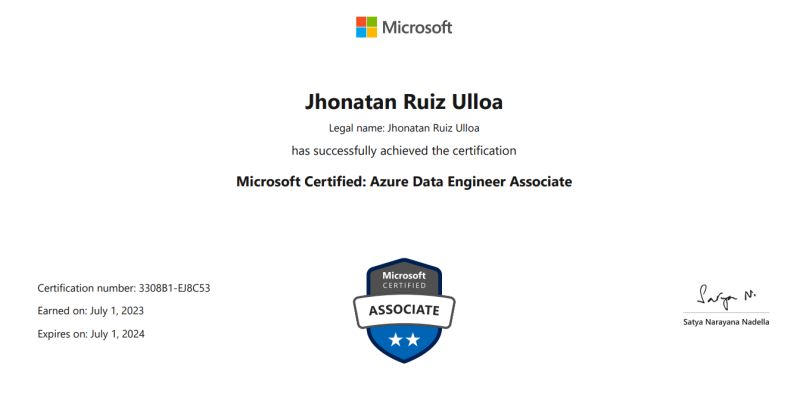 Jhonatan Ruiz Ulloa on LinkedIn: #dataengineering #azure Jhonatan Ruiz Ulloa on LinkedIn: #dataengineering #azure