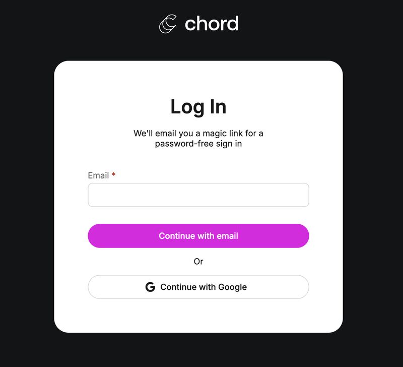 Chord on LinkedIn: #productfeature #customeronboarding #googleoauth Chord on LinkedIn: #productfeature #customeronboarding #googleoauth
