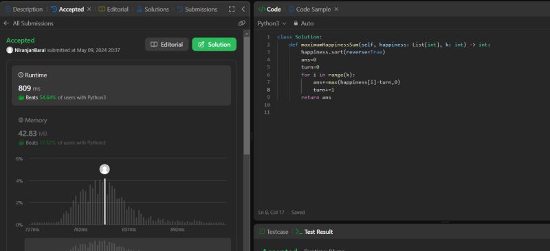 Niranjan Kumar Barai on LinkedIn: #100daysofcodechallenge #leetcode # ... Niranjan Kumar Barai on LinkedIn: #100daysofcodechallenge #leetcode # ...