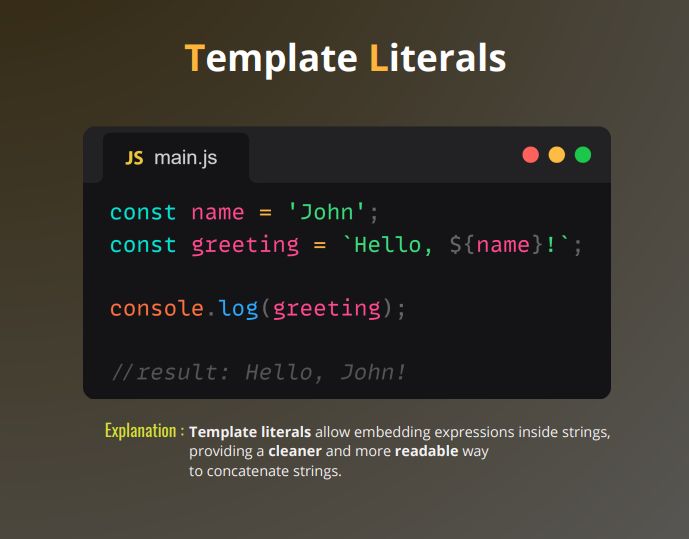 Ripplestacks on LinkedIn: #javascript #coding #templateliterals # ... Ripplestacks on LinkedIn: #javascript #coding #templateliterals # ...