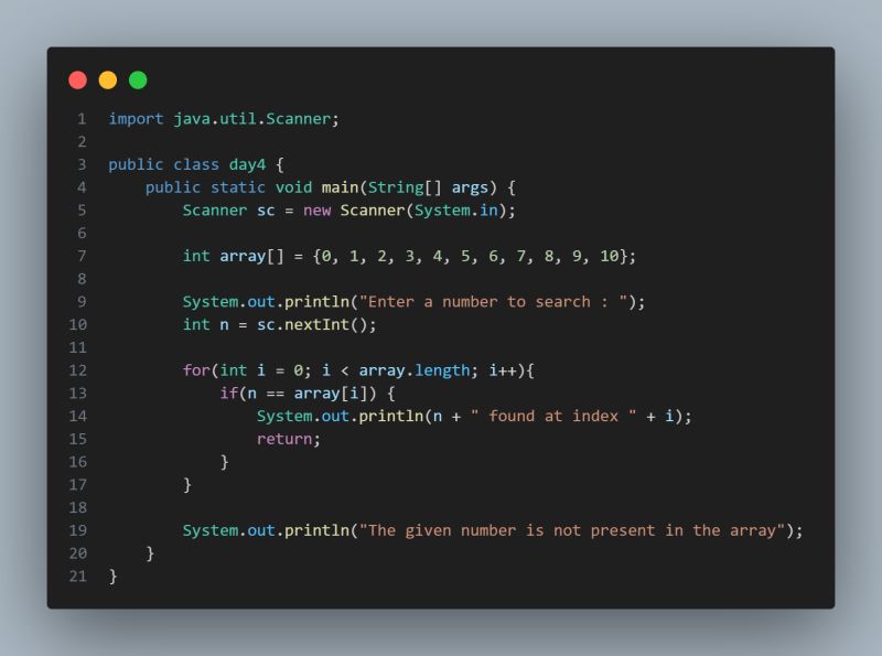 Pranav Dhekane on LinkedIn: #100daysofcode #java #codingjourney #day4 # ... Pranav Dhekane on LinkedIn: #100daysofcode #java #codingjourney #day4 # ...