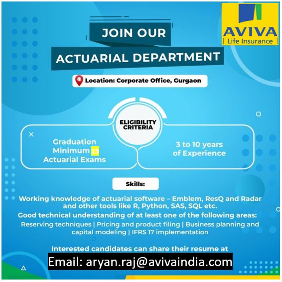 Aryan Raj on LinkedIn: #connections #hiring #job #role #actuarial # ... Aryan Raj on LinkedIn: #connections #hiring #job #role #actuarial # ...