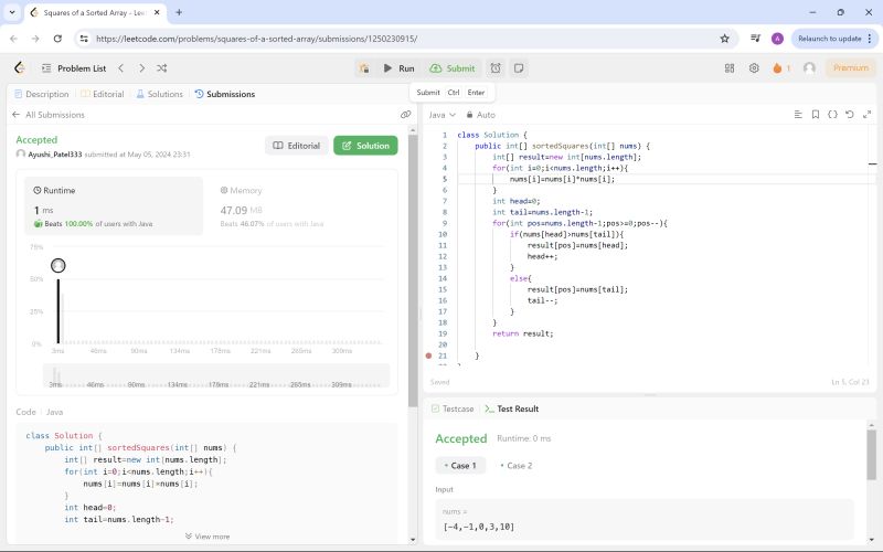 Day 58 of #100DaysOfCode challenge: Solved sorted array problem ... Day 58 of #100DaysOfCode challenge: Solved sorted array problem ...