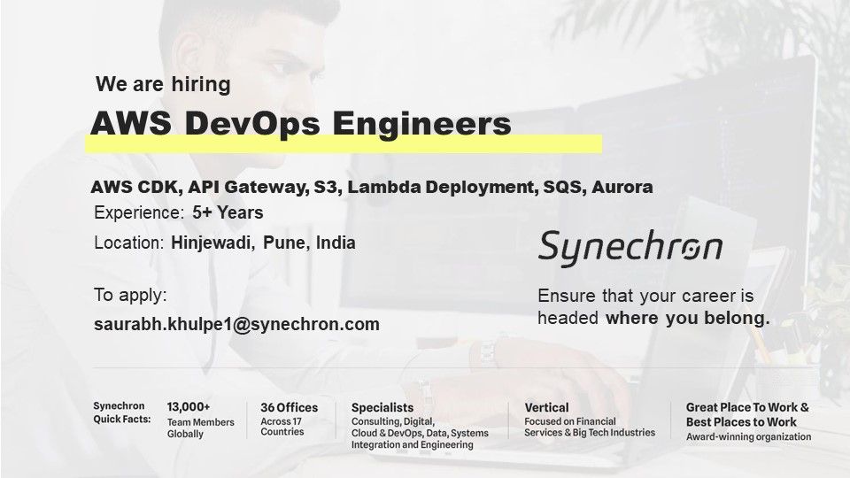 Saurabh Khulpe on LinkedIn: #awsdevopsengineer #awsdevops #aws # ... Saurabh Khulpe on LinkedIn: #awsdevopsengineer #awsdevops #aws # ...