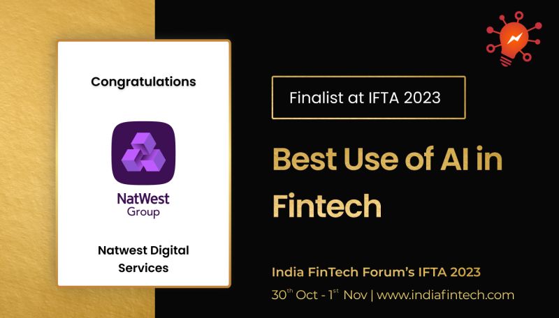 Dhruv Upadhyaya on LinkedIn: Congratulations to Natwest on receiving ... Dhruv Upadhyaya on LinkedIn: Congratulations to Natwest on receiving ...