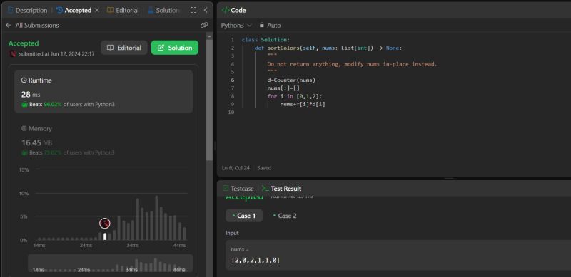 How to sort array nums in-place | Niranjan Kumar Barai posted on the ... How to sort array nums in-place | Niranjan Kumar Barai posted on the ...