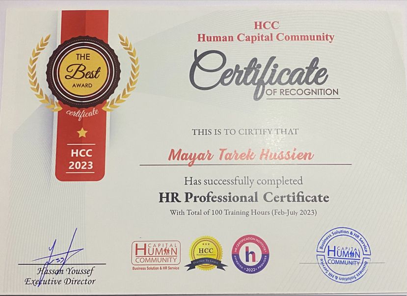 Mayar Tarek on LinkedIn: I am happy to share that I have been certified ... Mayar Tarek on LinkedIn: I am happy to share that I have been certified ...