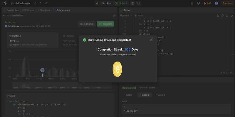 Sahil Gupta on LinkedIn: #leetcode500days #codingjourney # ... Sahil Gupta on LinkedIn: #leetcode500days #codingjourney # ...
