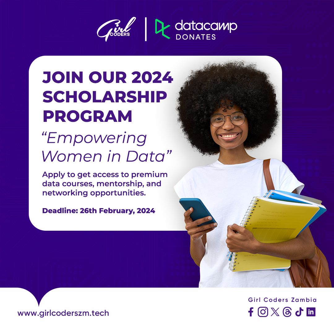 Girl Coders Zambia on LinkedIn: #datascholarship #girlcoderszambia # ... Girl Coders Zambia on LinkedIn: #datascholarship #girlcoderszambia # ...