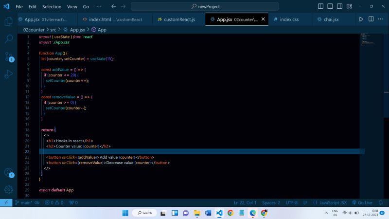 Learned about React Hooks | Nitesh Bakhla posted on the topic | LinkedIn Learned about React Hooks | Nitesh Bakhla posted on the topic | LinkedIn