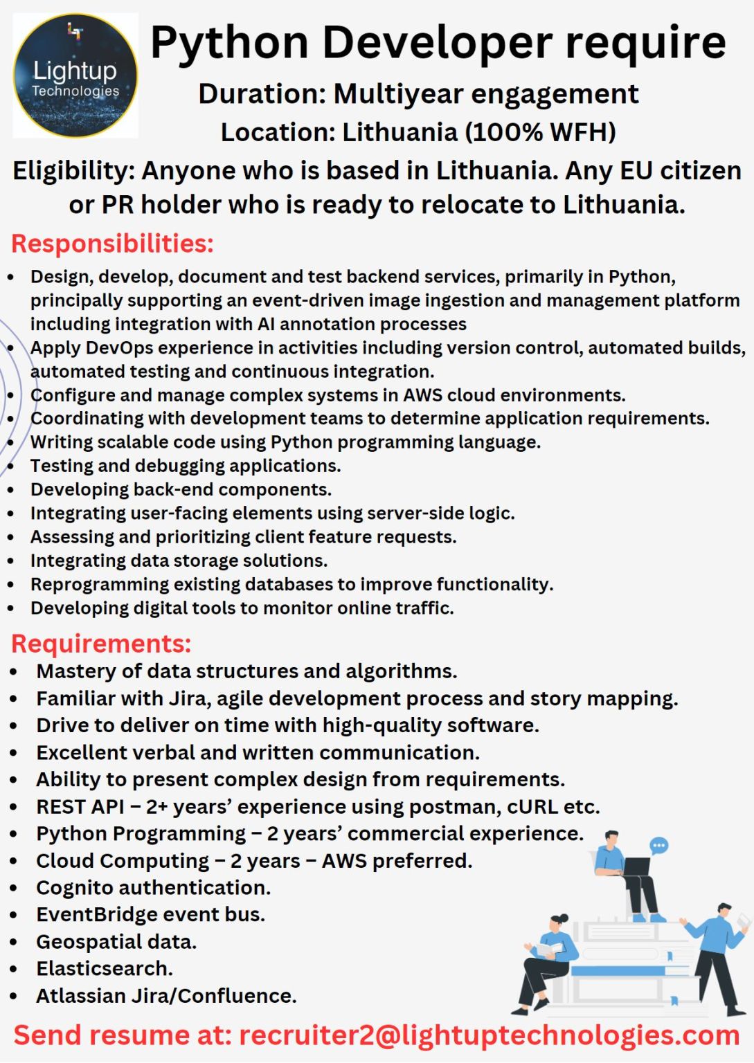 Yogesh kumar Kacholia on LinkedIn: Hi, We are hiring Python developer ... Yogesh kumar Kacholia on LinkedIn: Hi, We are hiring Python developer ...