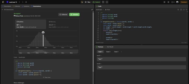 Nishant Phule on LinkedIn: #leetcode75 #javascript #leetcode #webdev # ... Nishant Phule on LinkedIn: #leetcode75 #javascript #leetcode #webdev # ...