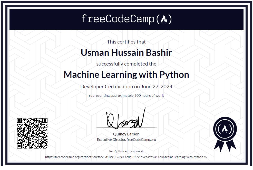 Usman Hussain Bashir on LinkedIn: #machinelearning #python # ... Usman Hussain Bashir on LinkedIn: #machinelearning #python # ...