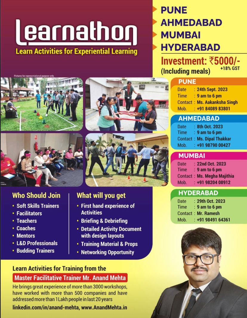 Dipal Thakkar on LinkedIn: Hurry up limited seats are left @Ahmedabad Dipal Thakkar on LinkedIn: Hurry up limited seats are left @Ahmedabad