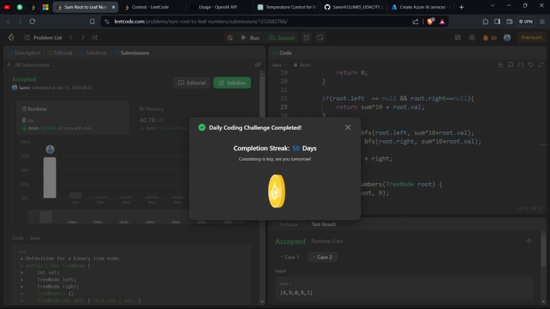 Samir Atpadkar on LinkedIn: #leetcode #problemsolving #dsa #consistency Samir Atpadkar on LinkedIn: #leetcode #problemsolving #dsa #consistency