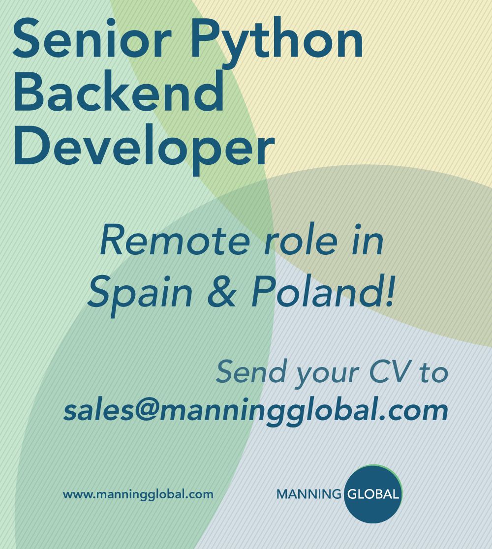 Manning Global AG on LinkedIn: #python #backenddeveloper #aws # ... Manning Global AG on LinkedIn: #python #backenddeveloper #aws # ...