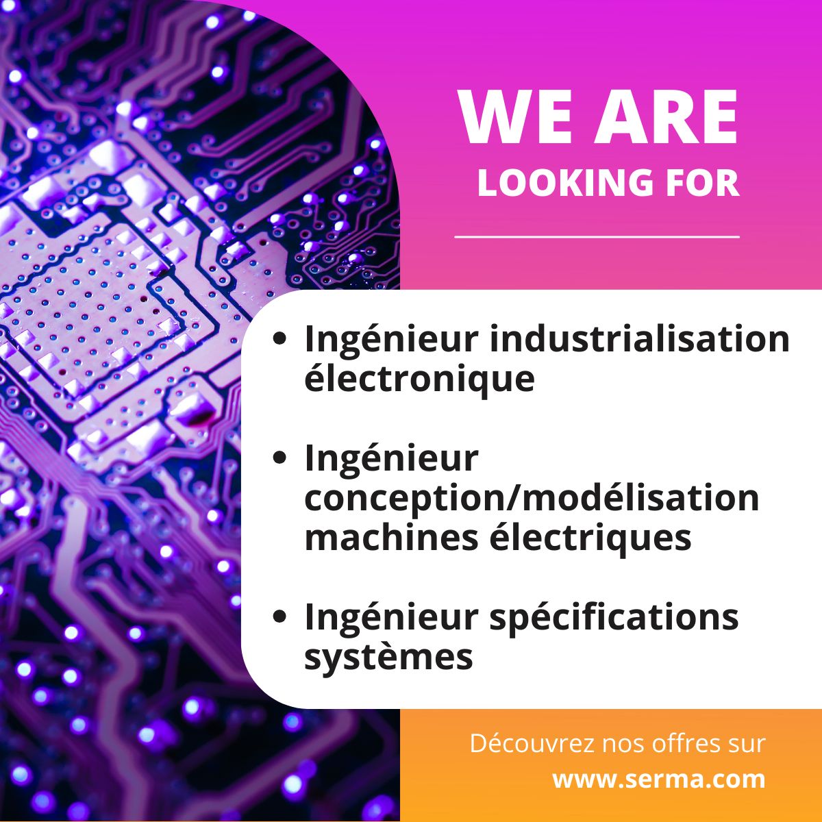 SERMA INGENIERIE sur LinkedIn : Offres d’emploi SERMA INGENIERIE sur LinkedIn : Offres d’emploi