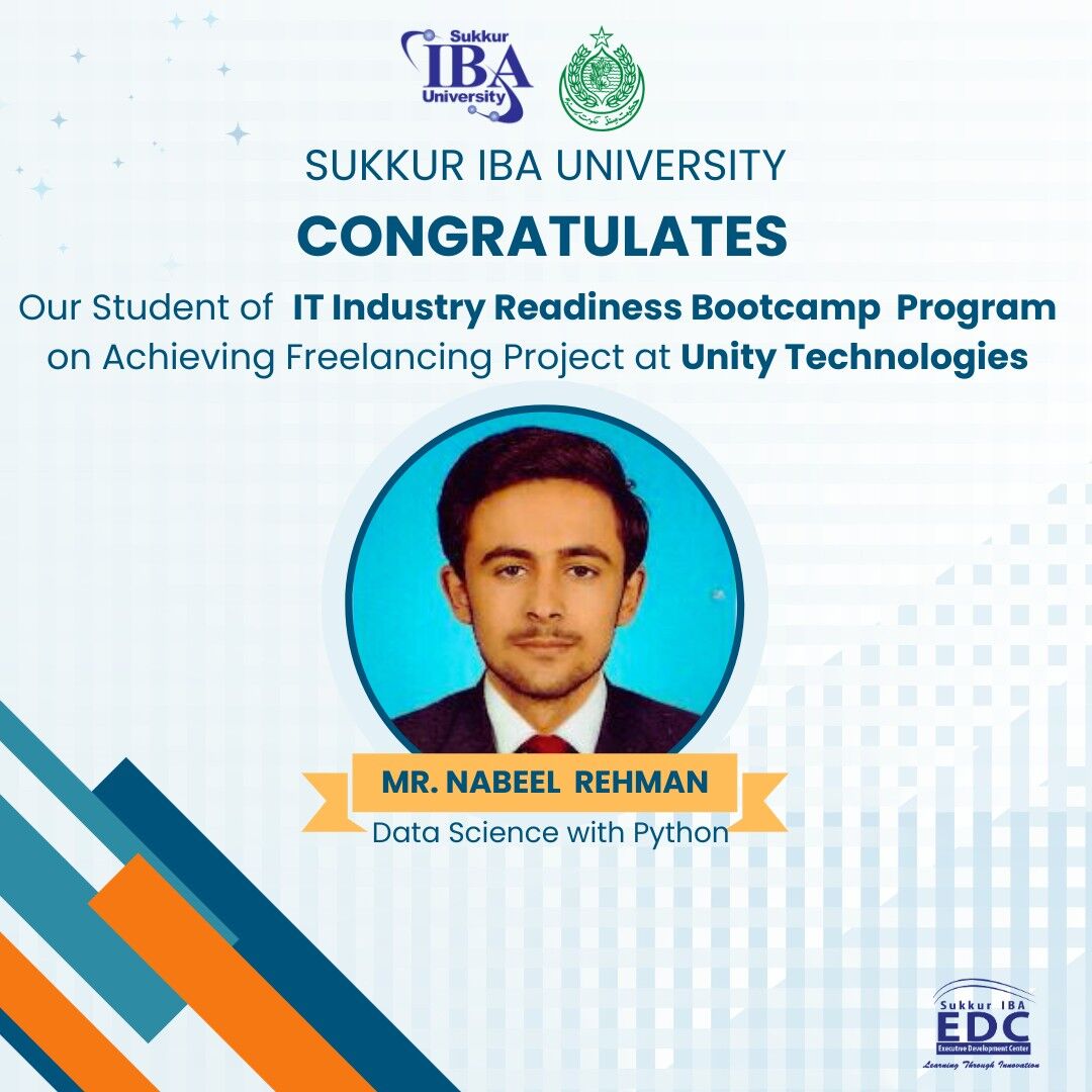 Sukkur IBA Executive Development Center posted on LinkedIn Sukkur IBA Executive Development Center posted on LinkedIn