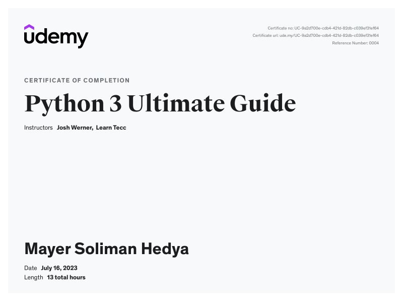 Mayer Soliman on LinkedIn: #python #programming Mayer Soliman on LinkedIn: #python #programming