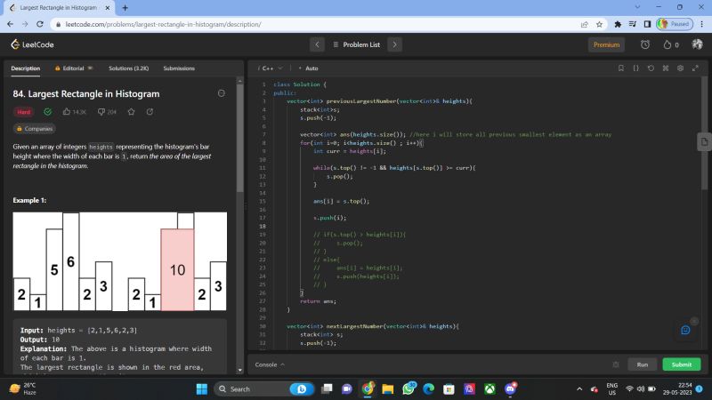 ABHAY YADAV on LinkedIn: Hard Question of Stack in LeetCode || 84 ... ABHAY YADAV on LinkedIn: Hard Question of Stack in LeetCode || 84 ...