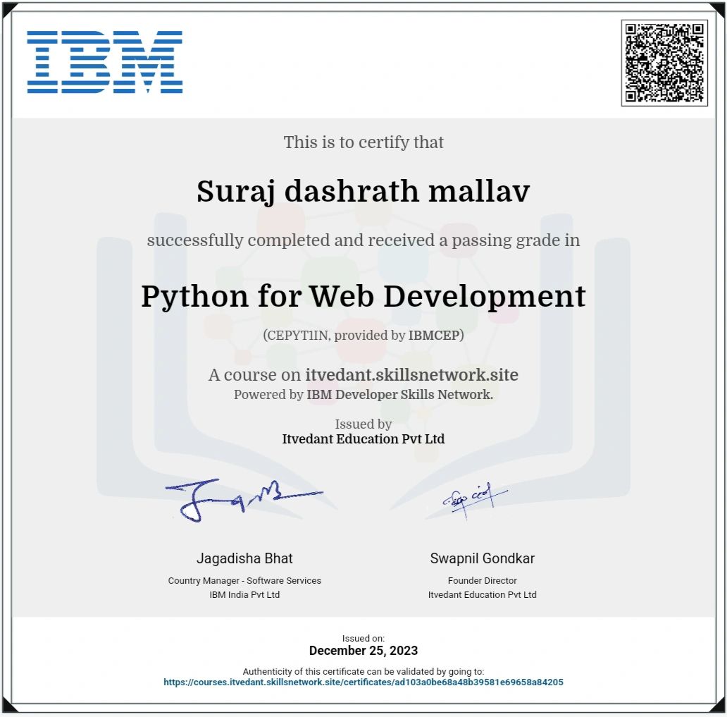 Suraj Mallav on LinkedIn: #python #webdevelopment #django #flask # ... Suraj Mallav on LinkedIn: #python #webdevelopment #django #flask # ...