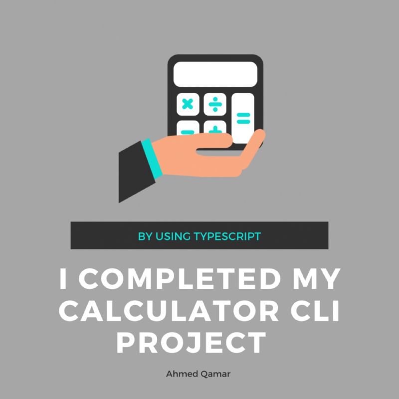 Muhammad Ahmed on LinkedIn: #typescript #calculatorcli #devlife #piaic Muhammad Ahmed on LinkedIn: #typescript #calculatorcli #devlife #piaic