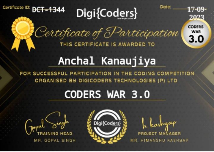 Anchal Kanaujiya on LinkedIn: c programming test Himanshu Kashyap ,Jay ... Anchal Kanaujiya on LinkedIn: c programming test Himanshu Kashyap ,Jay ...