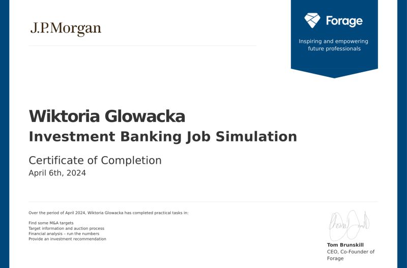 Wiktoria Glowacka on LinkedIn: I’m happy to share that I’ve obtained a ... Wiktoria Glowacka on LinkedIn: I’m happy to share that I’ve obtained a ...