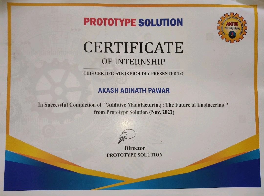 Akash Pawar on LinkedIn: #additivemanufacturing Akash Pawar on LinkedIn: #additivemanufacturing