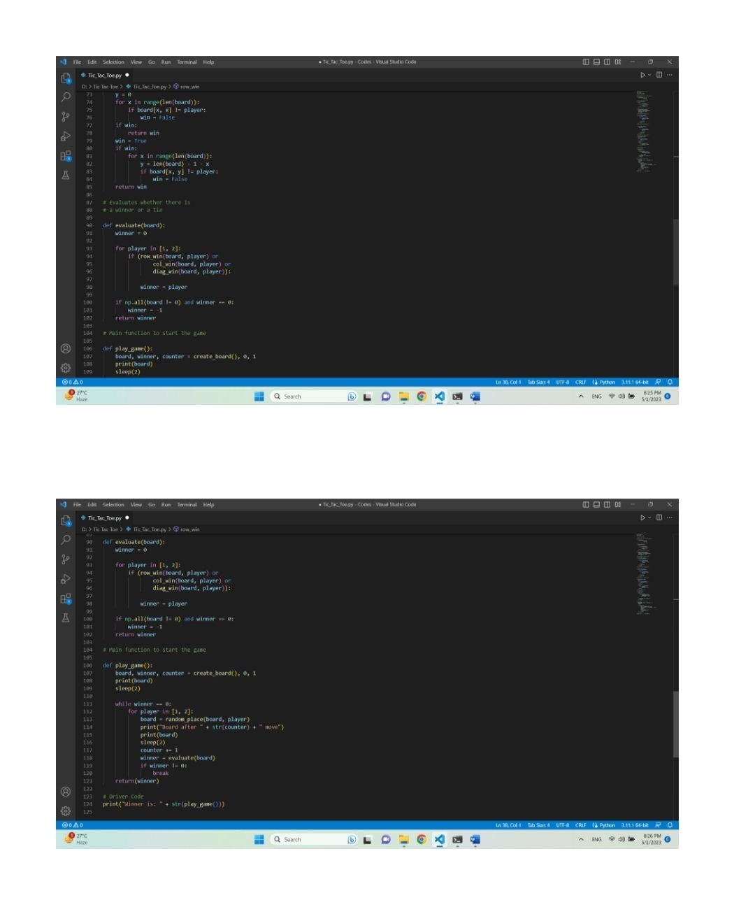 Vanshika Waghmare on LinkedIn: #project #python #internpe #tictactoe # ... Vanshika Waghmare on LinkedIn: #project #python #internpe #tictactoe # ...