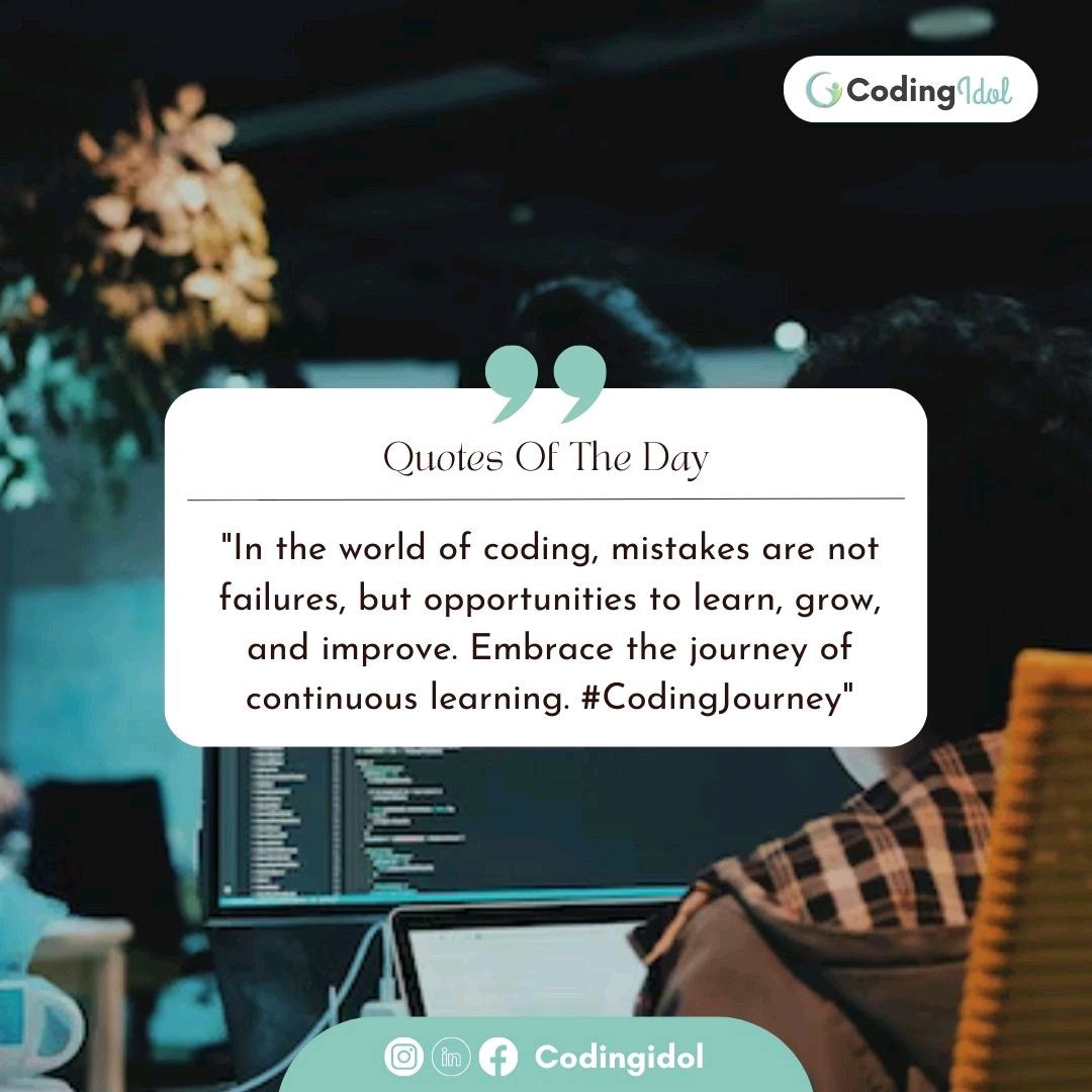 CodingIdol on LinkedIn: #codingjourney #journey #coding #inspiration # ... CodingIdol on LinkedIn: #codingjourney #journey #coding #inspiration # ...