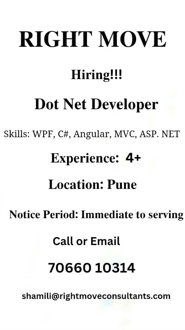 Shamili P on LinkedIn: #dotnetdeveloper #wpf #angular #mvc #asp # ... Shamili P on LinkedIn: #dotnetdeveloper #wpf #angular #mvc #asp # ...