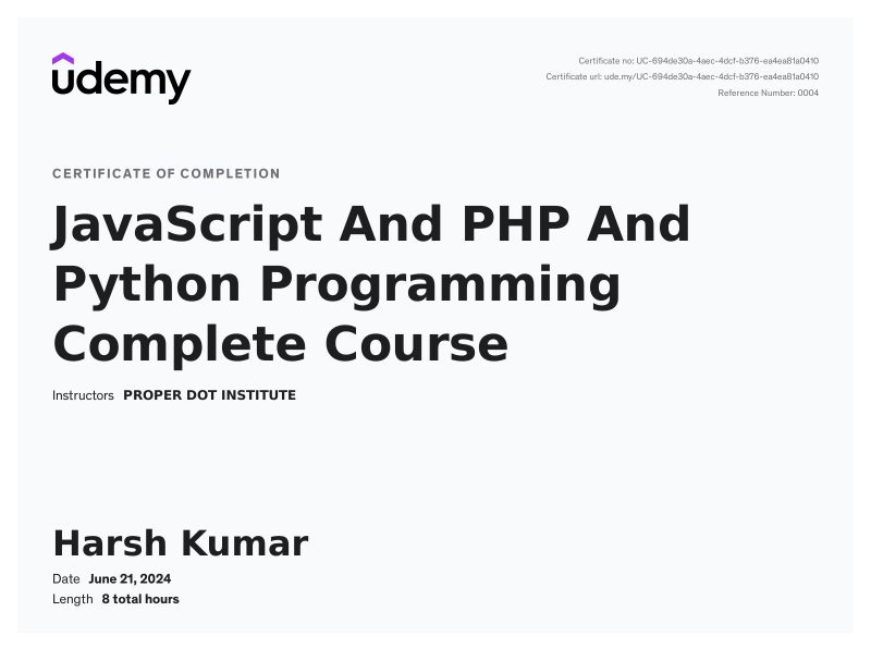 Harsh Kumar Singh on LinkedIn: #learningjourney #javascript #php # ... Harsh Kumar Singh on LinkedIn: #learningjourney #javascript #php # ...