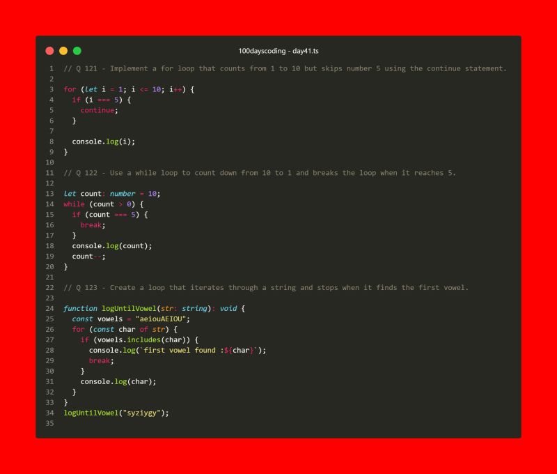 Ayesha Aziz on LinkedIn: #100_days_challenge #typescript #coding #100 ... Ayesha Aziz on LinkedIn: #100_days_challenge #typescript #coding #100 ...