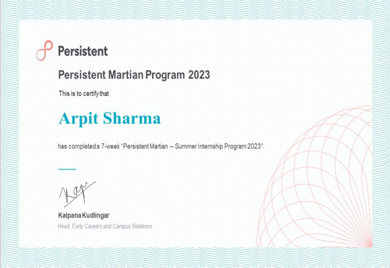 Completed Persistent Martian program with Python, DSA, and Linux ... Completed Persistent Martian program with Python, DSA, and Linux ...
