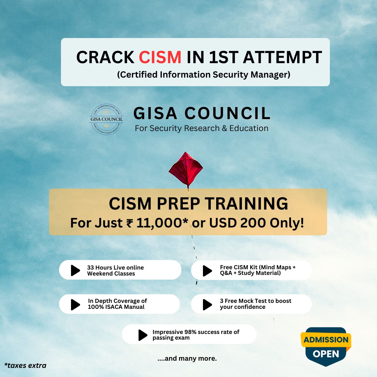 Khushwant Kumar on LinkedIn: #cism Khushwant Kumar on LinkedIn: #cism