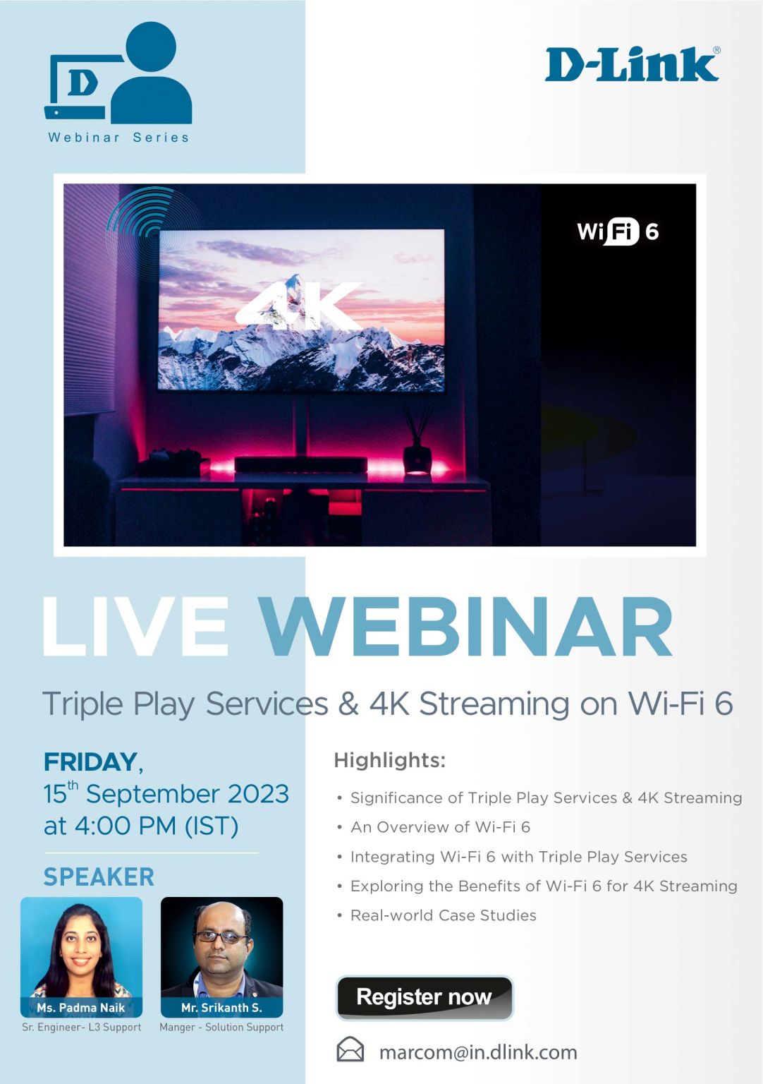 D-Link India Limited on LinkedIn: D-Link Webinar Alert (September 2023 ... D-Link India Limited on LinkedIn: D-Link Webinar Alert (September 2023 ...