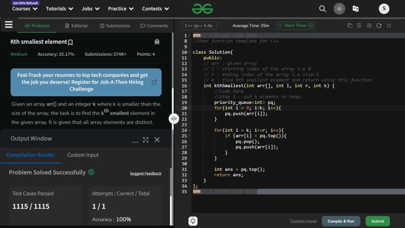 Sujal Jaiswal on LinkedIn: #continuouslearning #heap #problemsolving # ... Sujal Jaiswal on LinkedIn: #continuouslearning #heap #problemsolving # ...