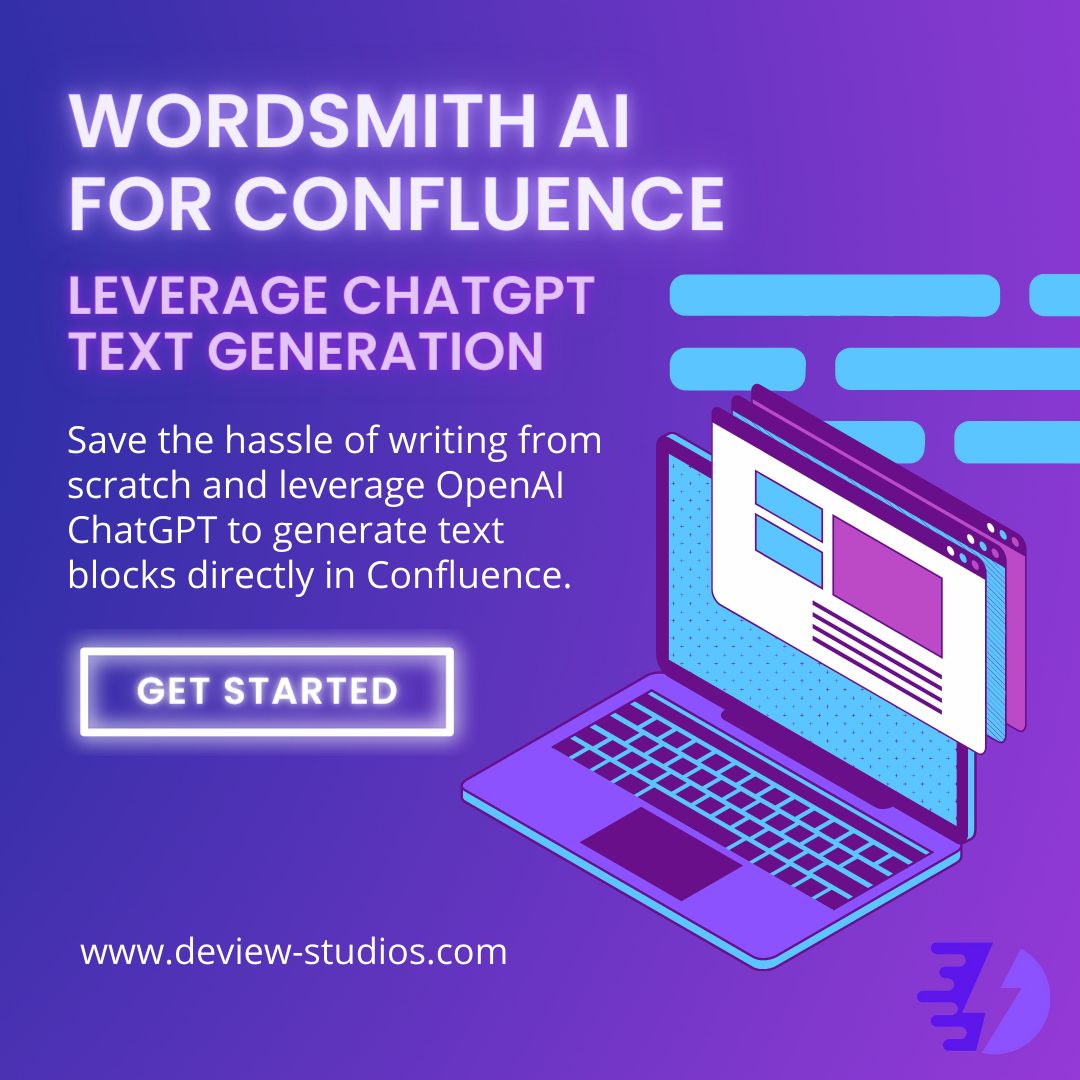 Deview Studios on LinkedIn: 📝 Get Wordsmith AI for Confluence and ... Deview Studios on LinkedIn: 📝 Get Wordsmith AI for Confluence and ...