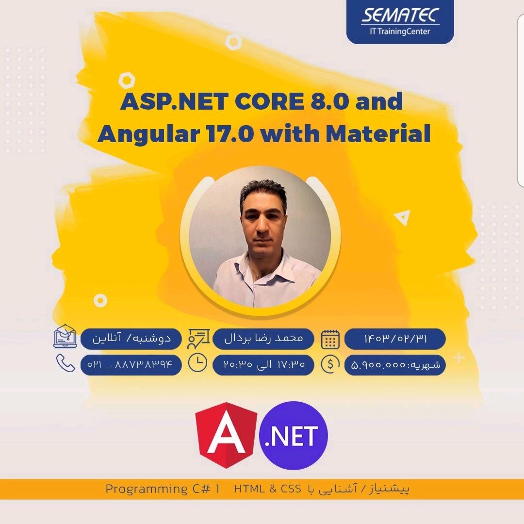 Mohammad Reza Bardal on LinkedIn: #aspnetcore #angular #webapi # ... Mohammad Reza Bardal on LinkedIn: #aspnetcore #angular #webapi # ...