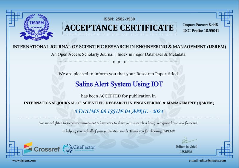 Aditya Uparkar on LinkedIn: #ijsrem #internetofthing #finalyearjournal ... Aditya Uparkar on LinkedIn: #ijsrem #internetofthing #finalyearjournal ...