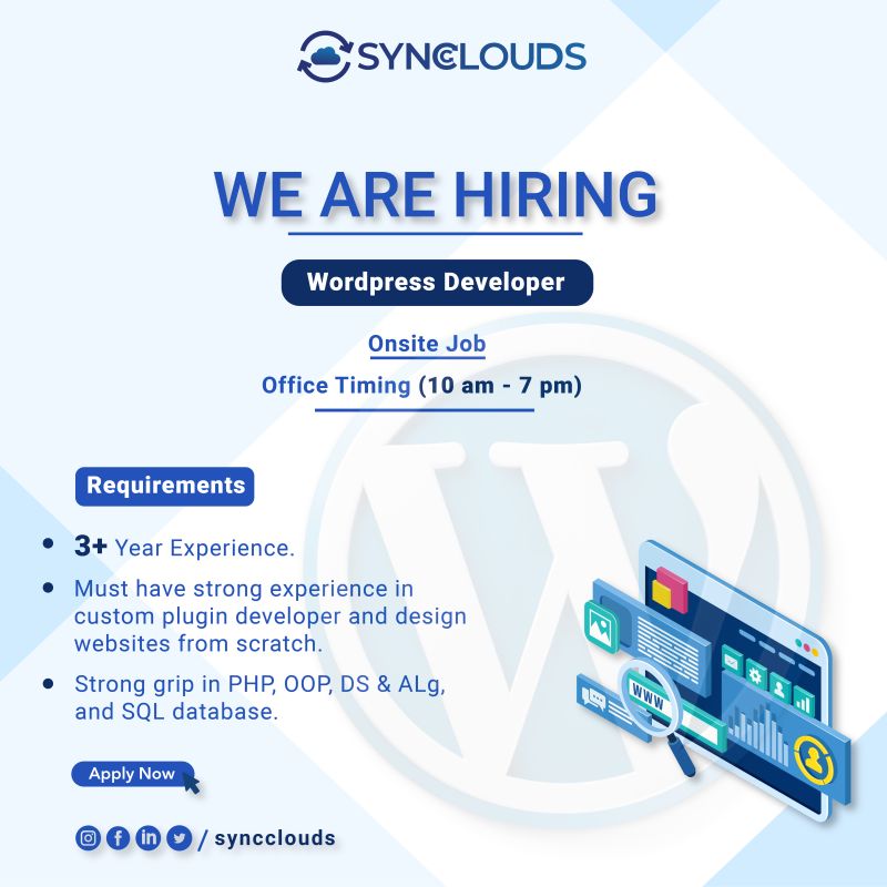 Maria Chaudhry on LinkedIn: #syncclouds #wordpressdeveloper # ... Maria Chaudhry on LinkedIn: #syncclouds #wordpressdeveloper # ...