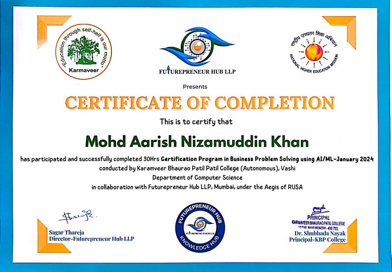 Aarish Khan on LinkedIn: Business Problem Solving using AI/ML Thrilled ... Aarish Khan on LinkedIn: Business Problem Solving using AI/ML Thrilled ...