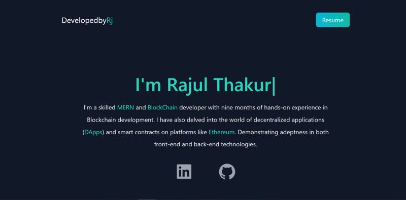 RAJUL Thakur on LinkedIn: #portfolio #websitelaunch # ... RAJUL Thakur on LinkedIn: #portfolio #websitelaunch # ...