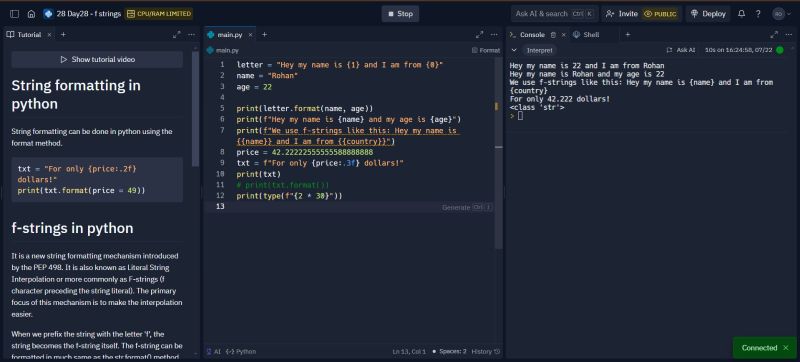 ROHAN KADAM on LinkedIn: #100daysofpython #python #programming # ... ROHAN KADAM on LinkedIn: #100daysofpython #python #programming # ...